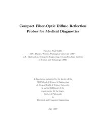 Compact fiber-optic diffuse reflection probes for medical diagnostics
